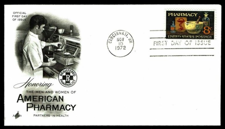 AIHP Marks 50th Anniversary of Pharmacy Stamp With "First Day Cover ...
